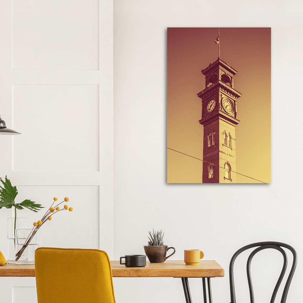 BRICK CLOCK TOWER - Toronto, ON - Premium Semi-Gloss Poster - Shaky Shutter
