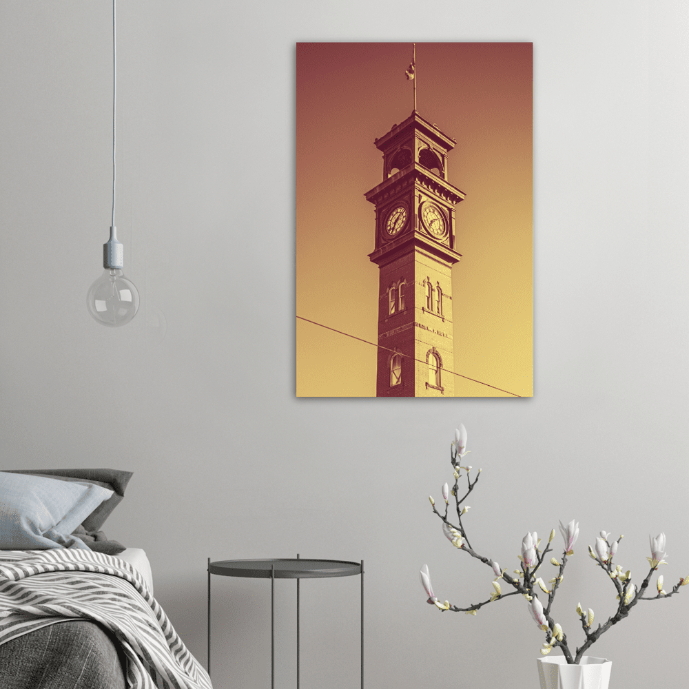 BRICK CLOCK TOWER - Toronto, ON - Premium Semi-Gloss Poster - Shaky Shutter