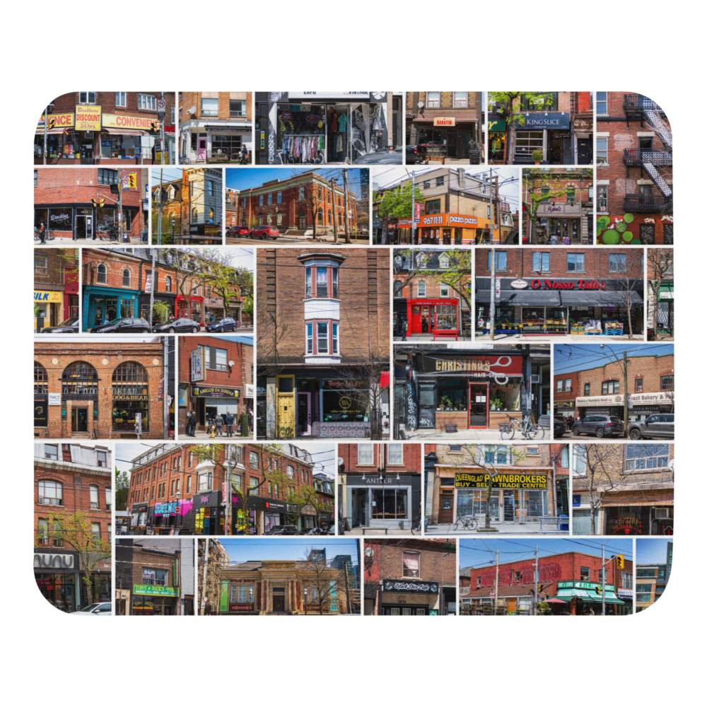 LITTLE PORTUGAL - Toronto, ON - Mouse Pad - Shaky Shutter