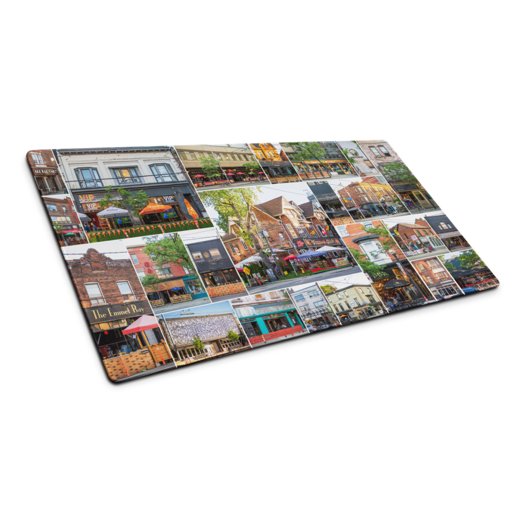 BARS ON COLLEGE - Toronto, ON - Gaming Mouse Pad - Shaky Shutter
